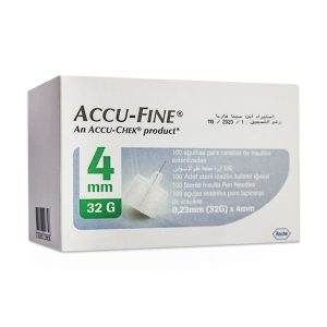 Accu-Fine Pen Needles 32 G x 4 mm 100pcs - Qasr Elteb